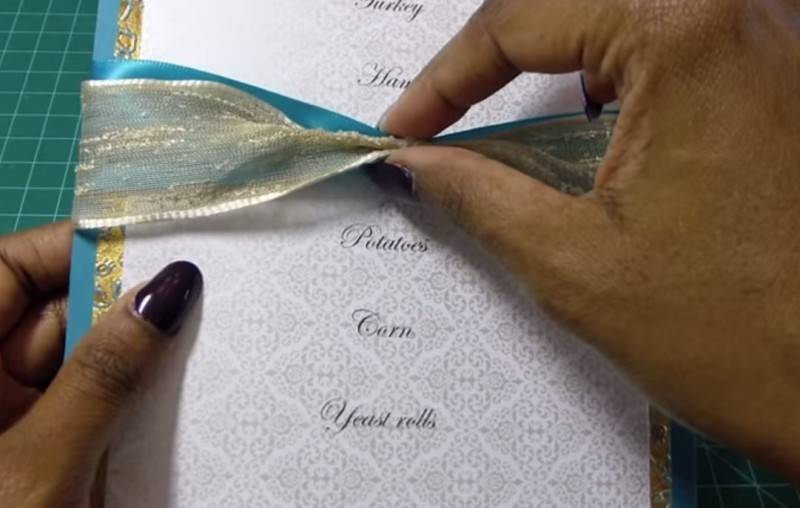 DIY Wedding Menu Card to Beautifully Show your Menu to Guests ...