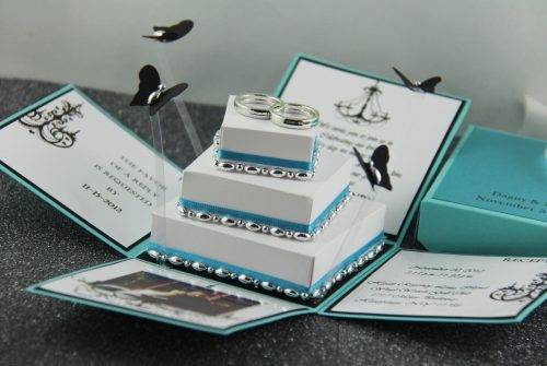 Exploding Box Wedding Invitations - Inspired Bride