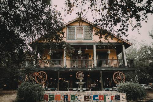 Cathedral of Junk and Uncommon Objects - Inspired Bride