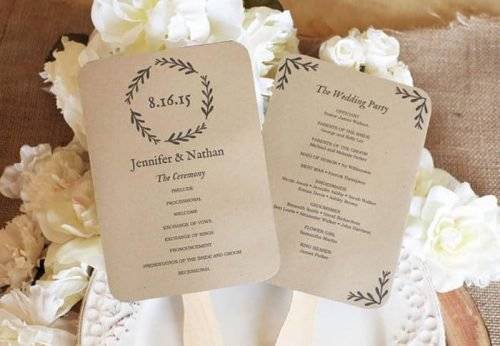 5 Creative Wedding Program Ideas for Summer 2025 - Inspired Bride