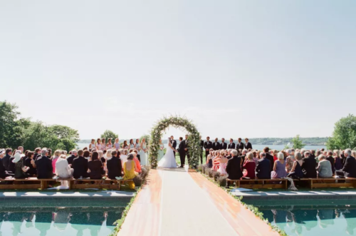 29 Mesmerising Wedding Aisle Decoration Ideas - Inspired Bride