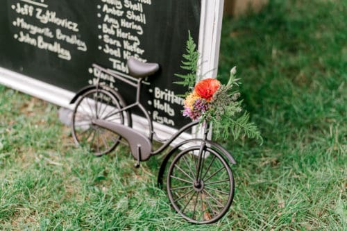 Colorful Bike Themed Wedding - Inspired Bride