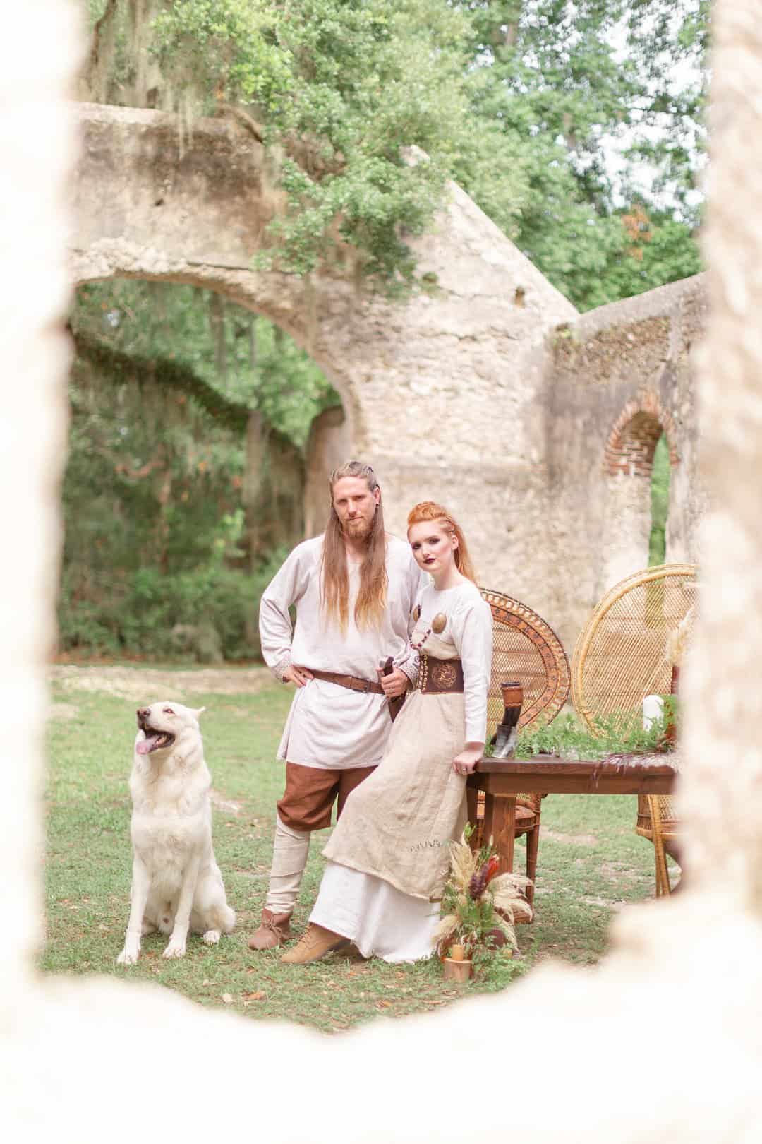 Viking Inspired Styled Wedding - Inspired Bride