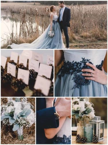 Winter Wedding Color Wheel - Inspired Bride