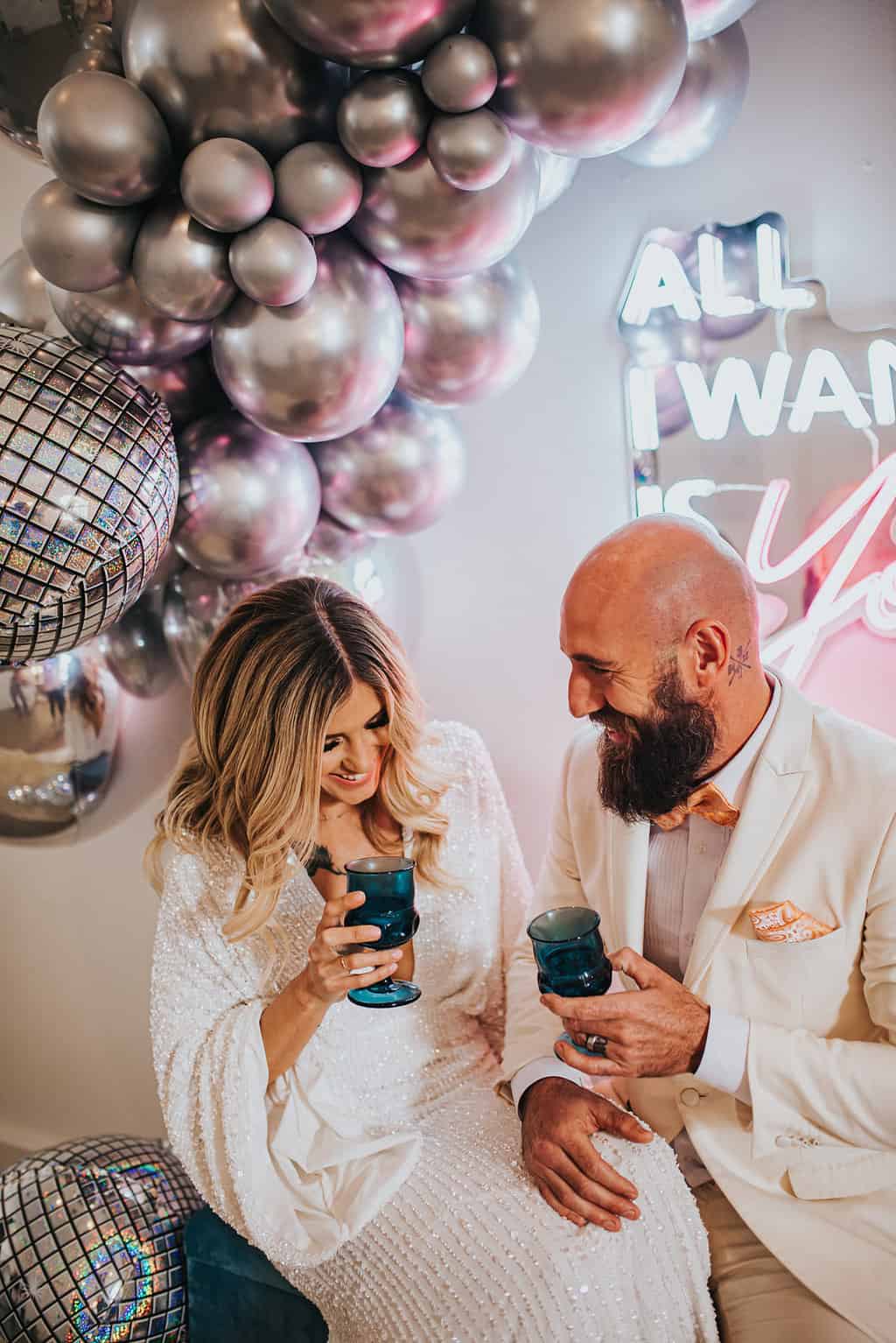 A Boho Disco-Inspired Wedding - Inspired Bride